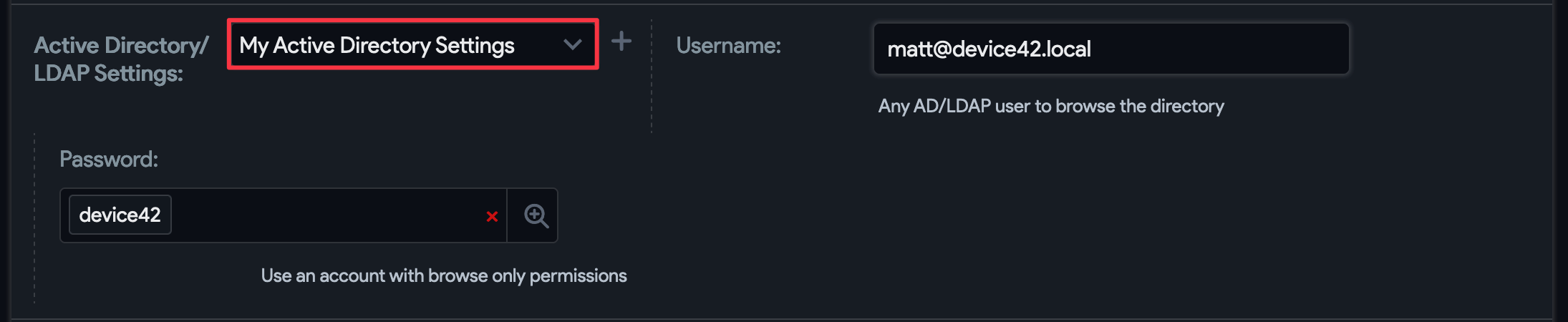 Active Directory / LDAP User Sync | Device42