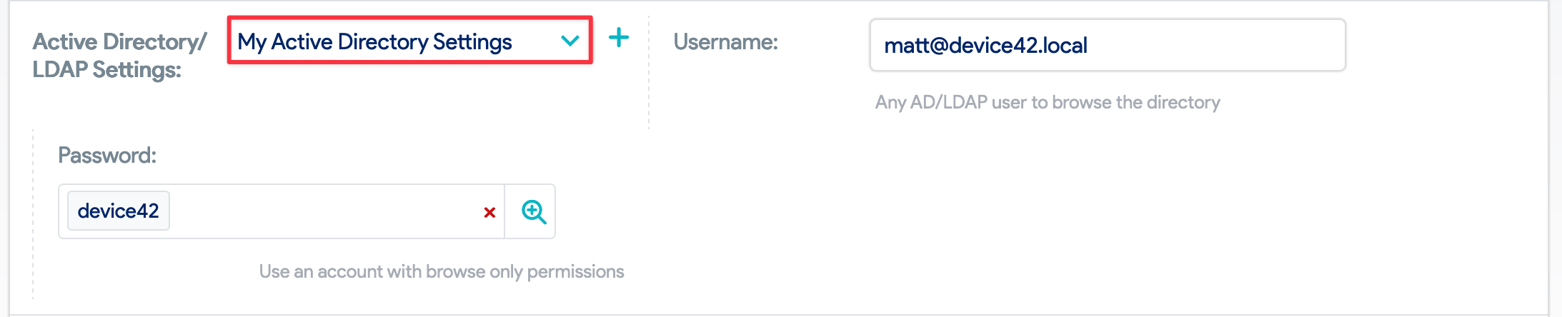 Active Directory / LDAP User Sync | Device42