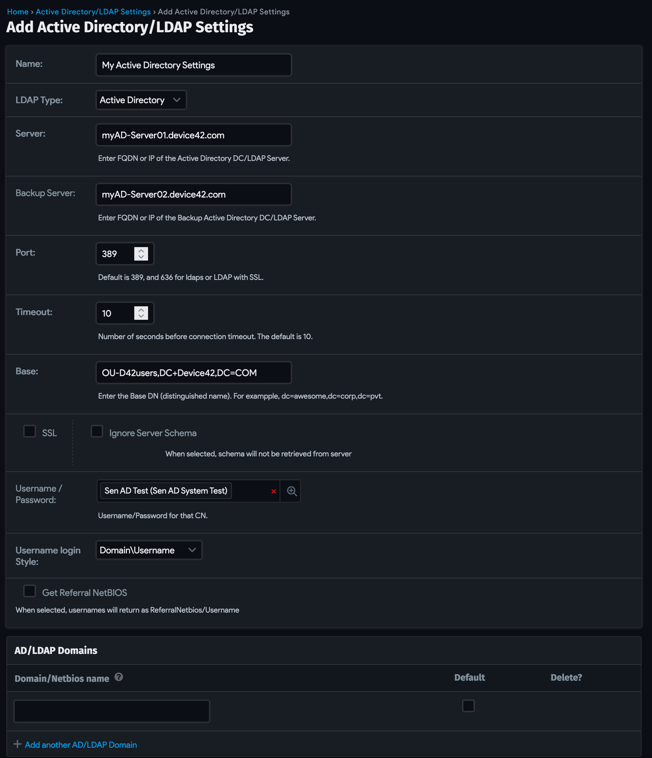 Active Directory / LDAP User Sync | Device42