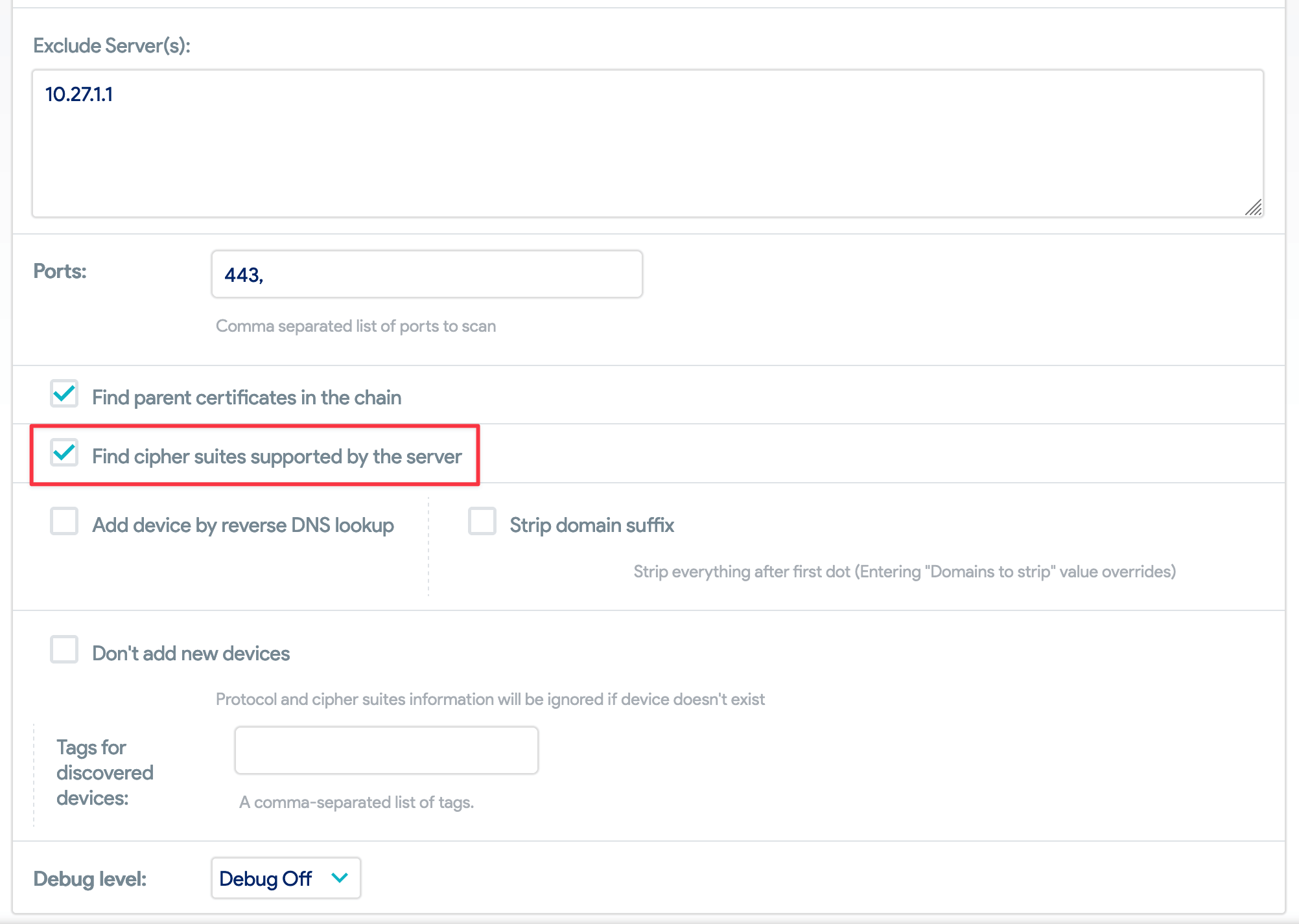 Certificate Autodiscovery | Device42