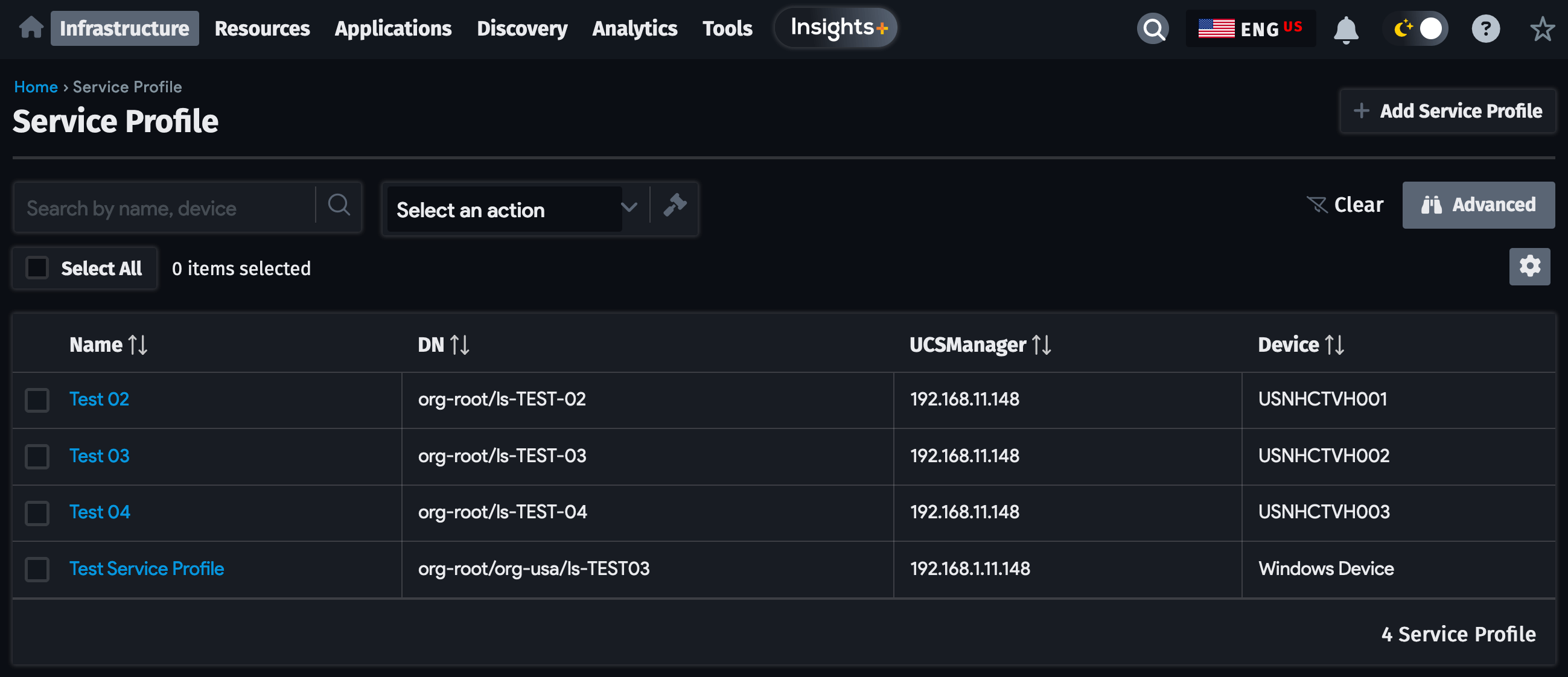 Cisco UCS Cluster / ACI Fabric Autodiscovery | Device42