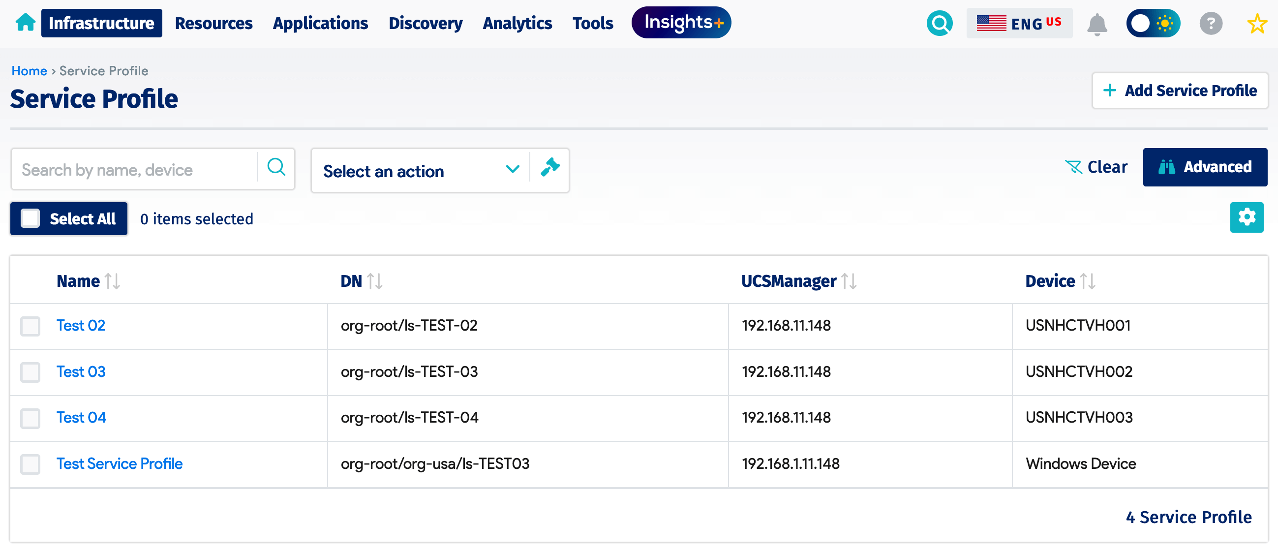 Cisco UCS Cluster / ACI Fabric Autodiscovery | Device42