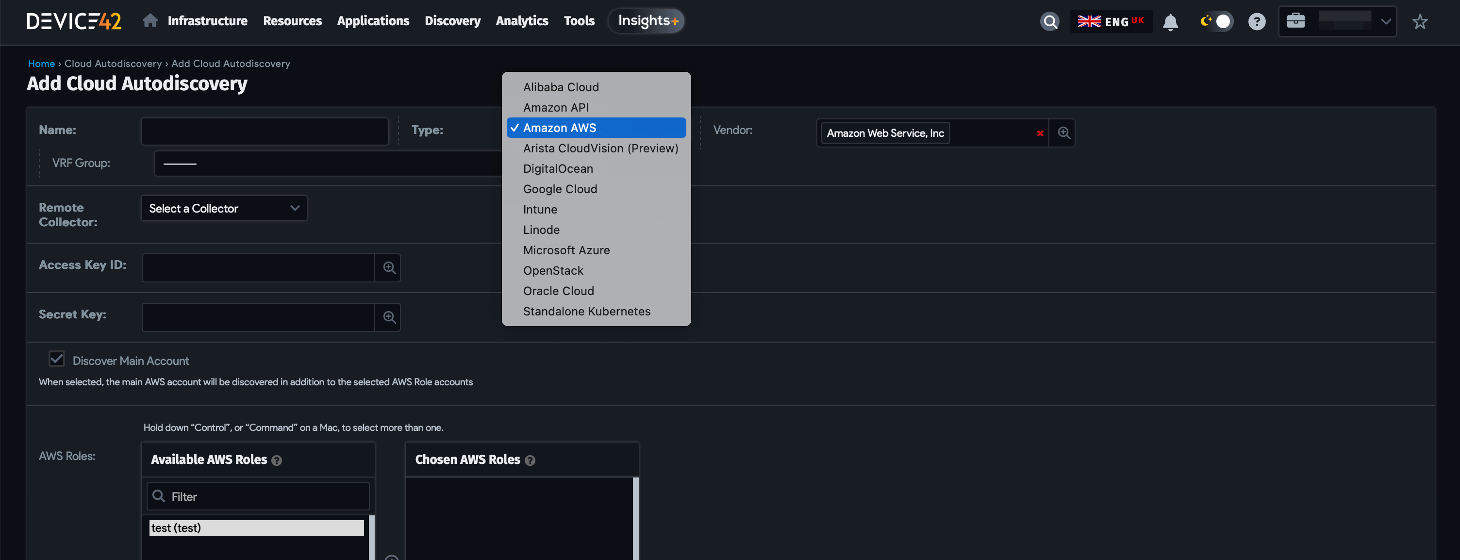 Cloud Platforms Autodiscovery | Device42