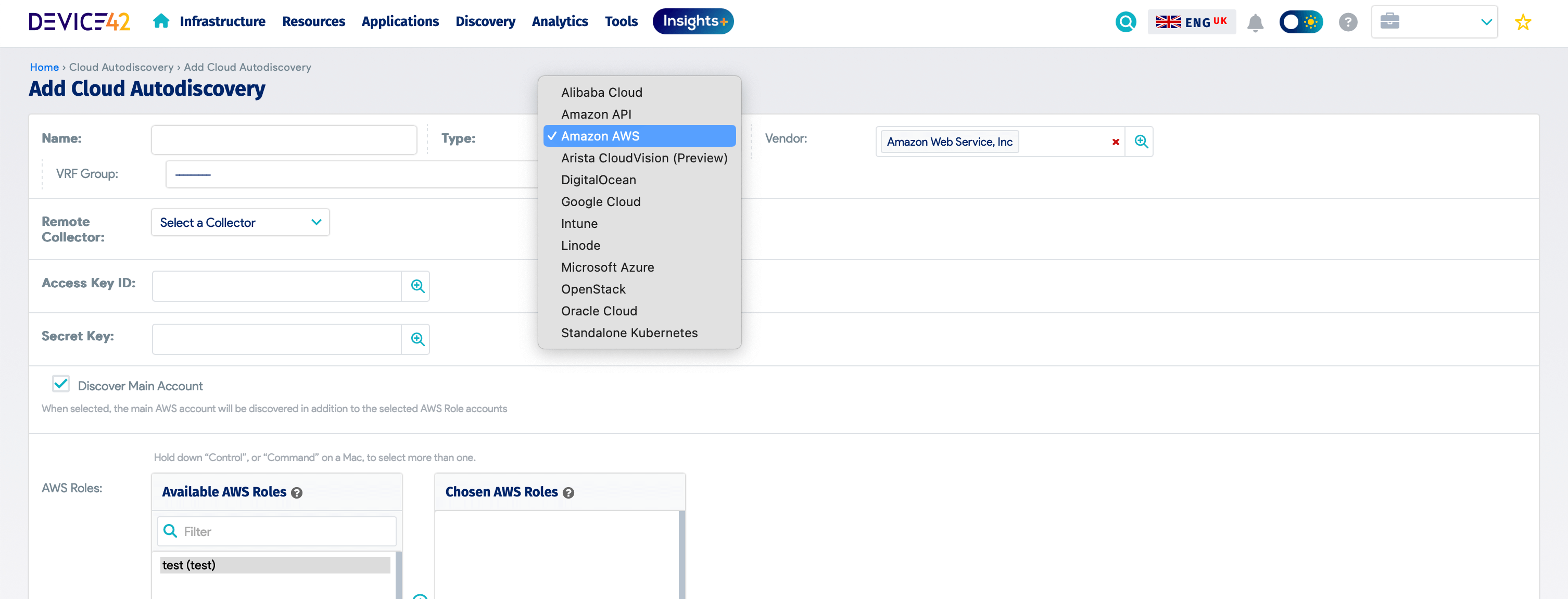 Cloud Platforms Autodiscovery | Device42
