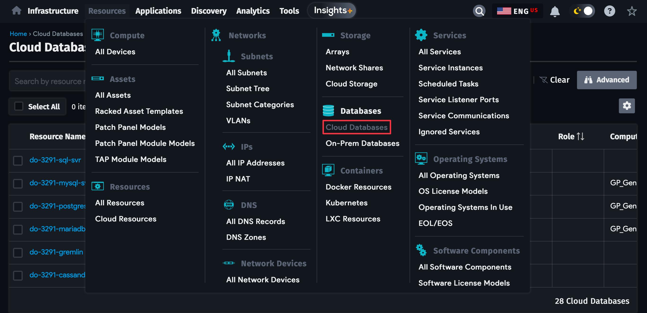 Cloud Databases | Device42