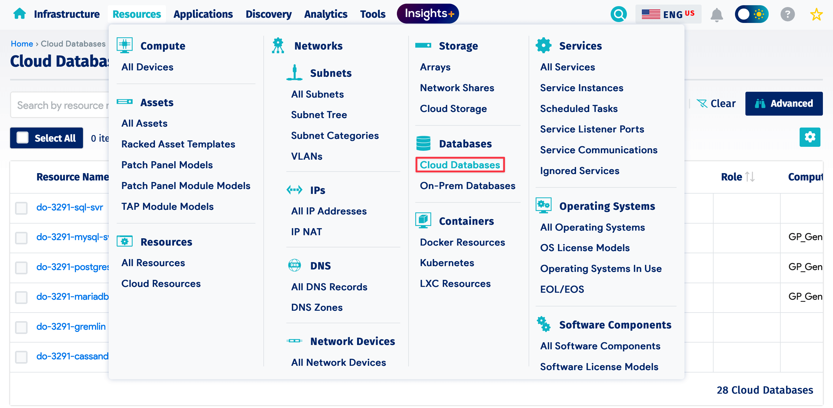 Cloud Databases | Device42