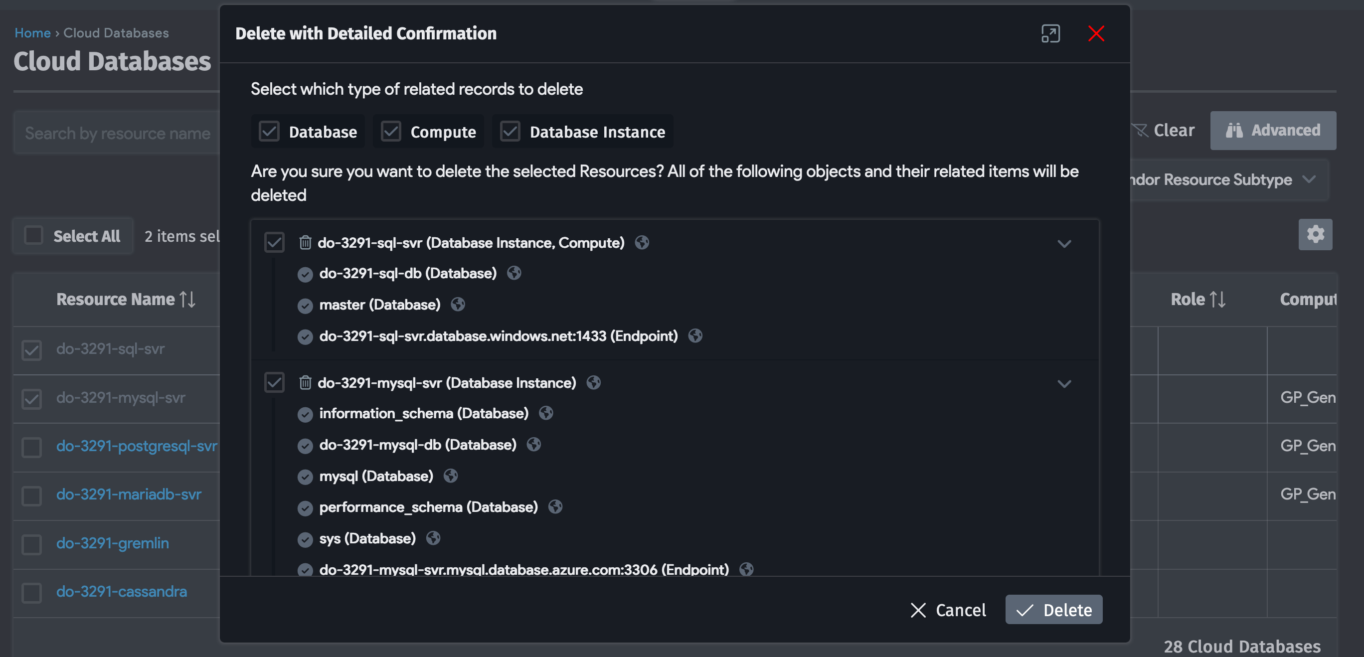 Cloud Databases | Device42