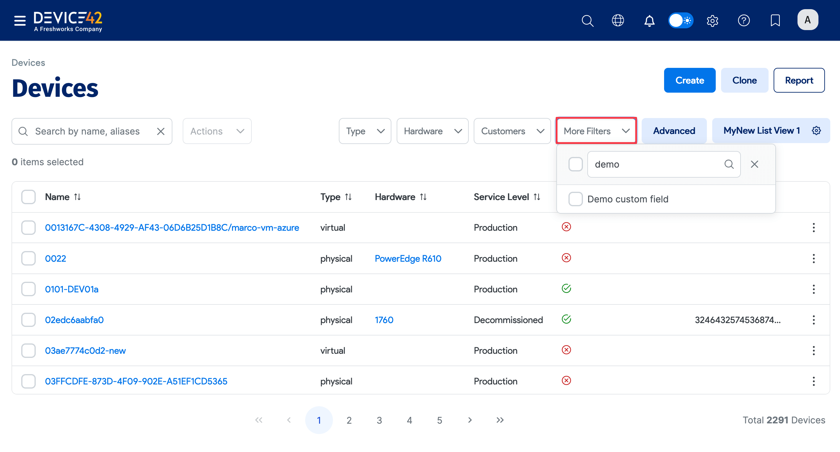 Custom Fields | Device42