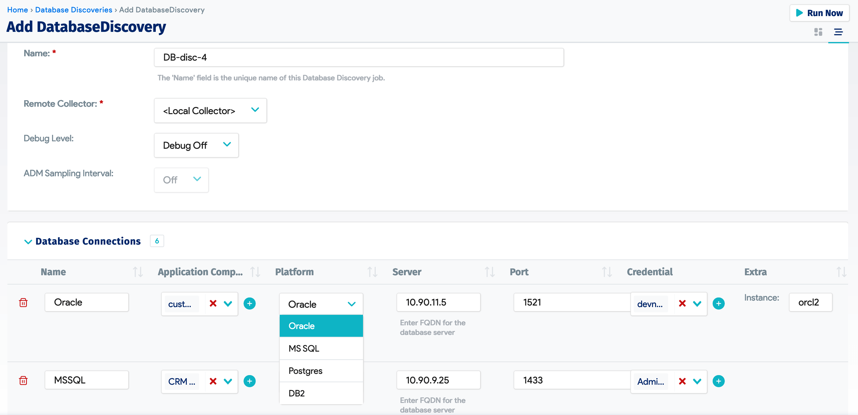 Database Discovery | Device42