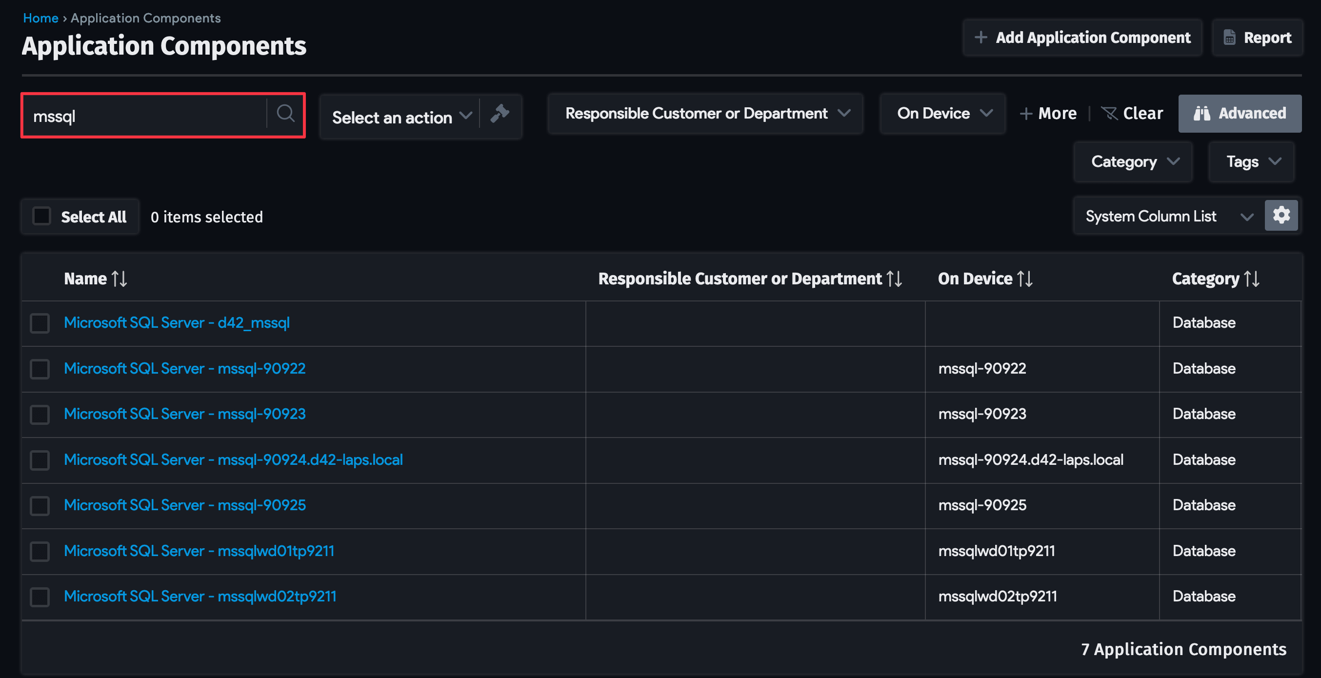 Database Discovery | Device42