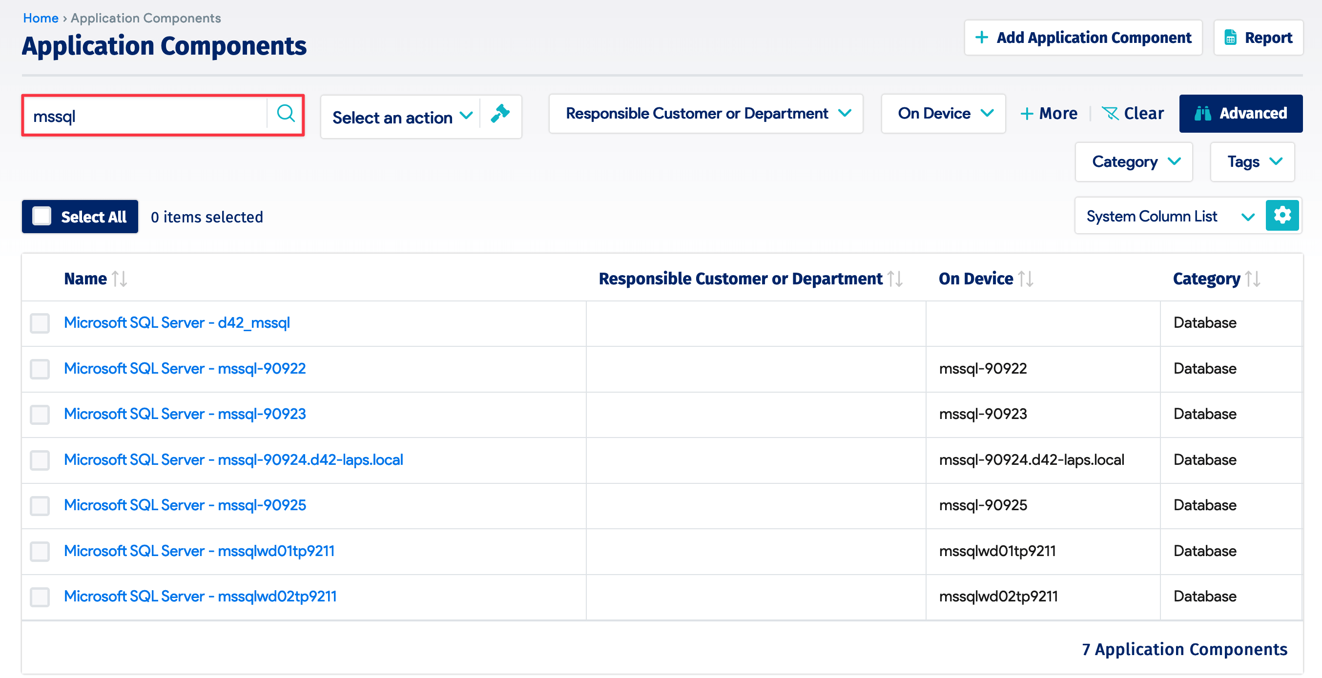 Database Discovery | Device42