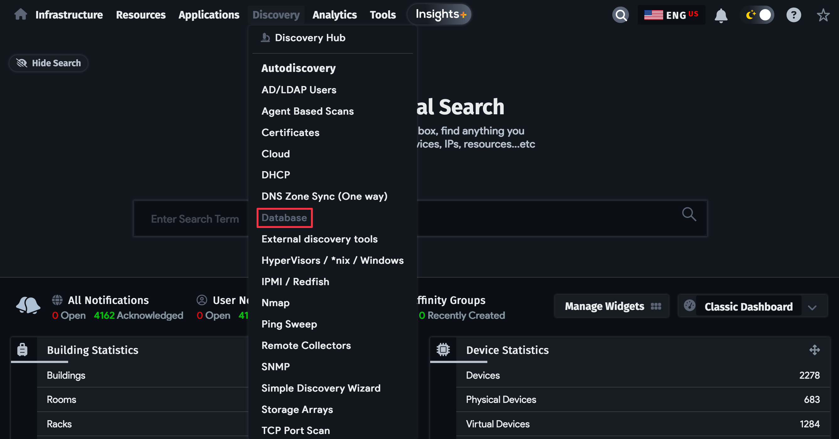 Database Discovery Device42