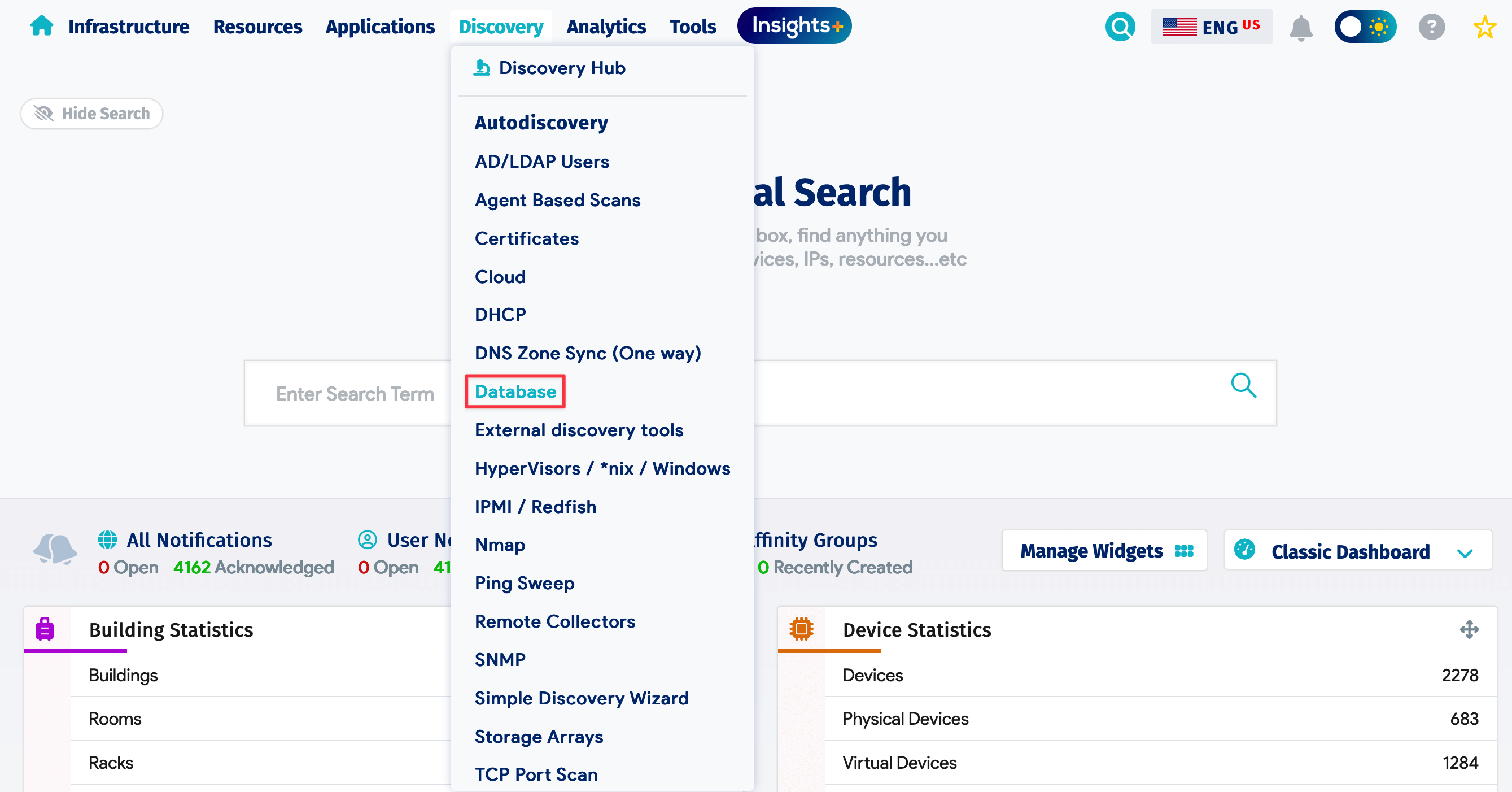 Database Discovery | Device42