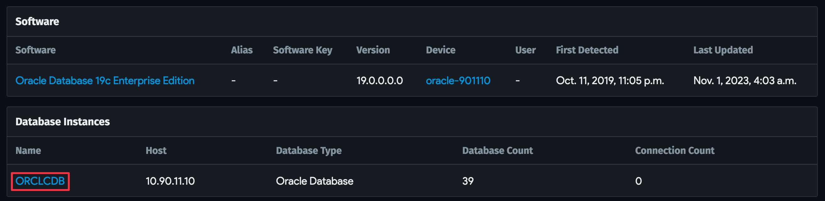 Database Discovery | Device42