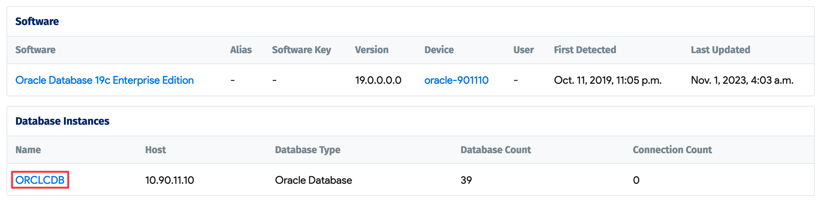 Database Discovery | Device42