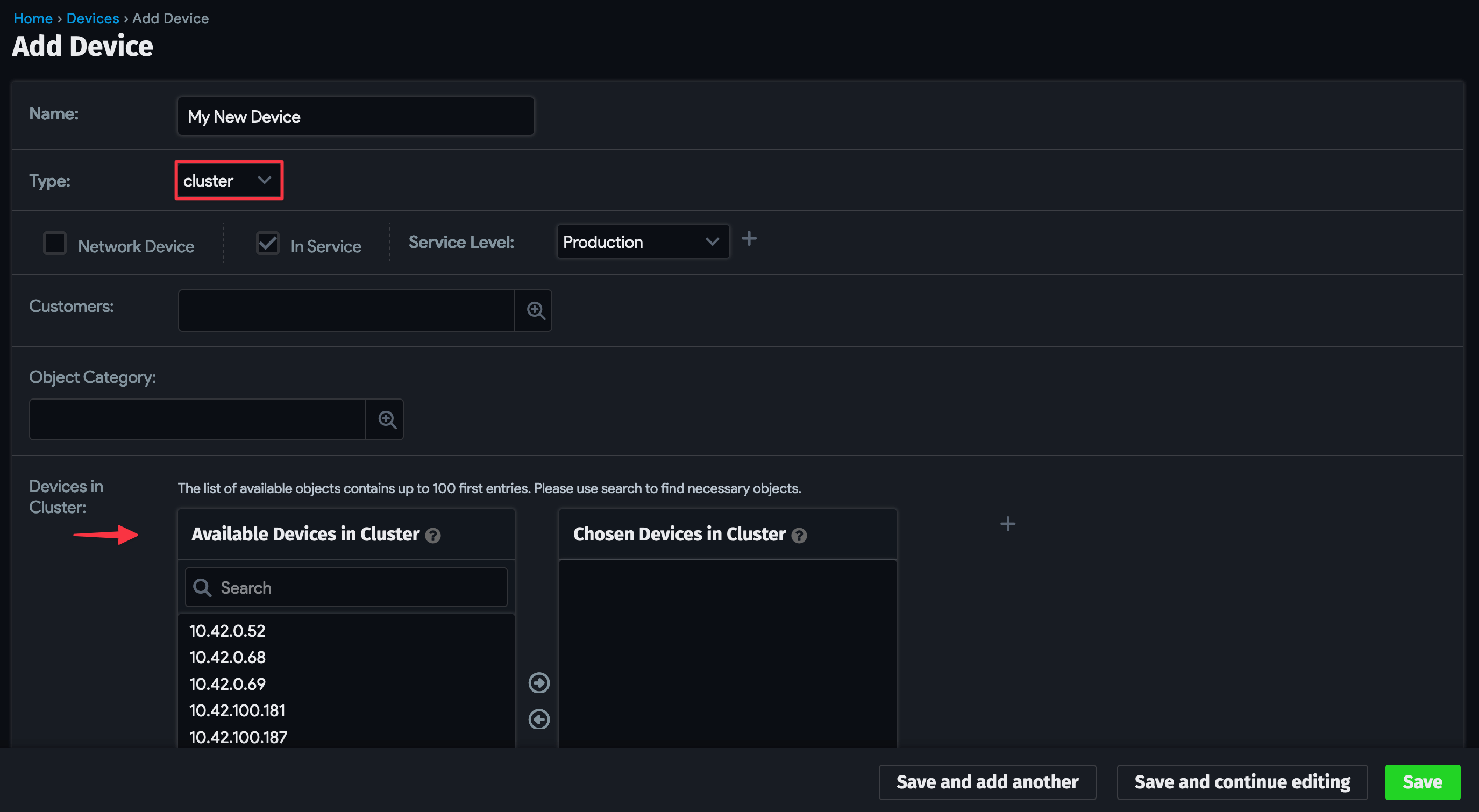 Add/Edit a Device | Device42