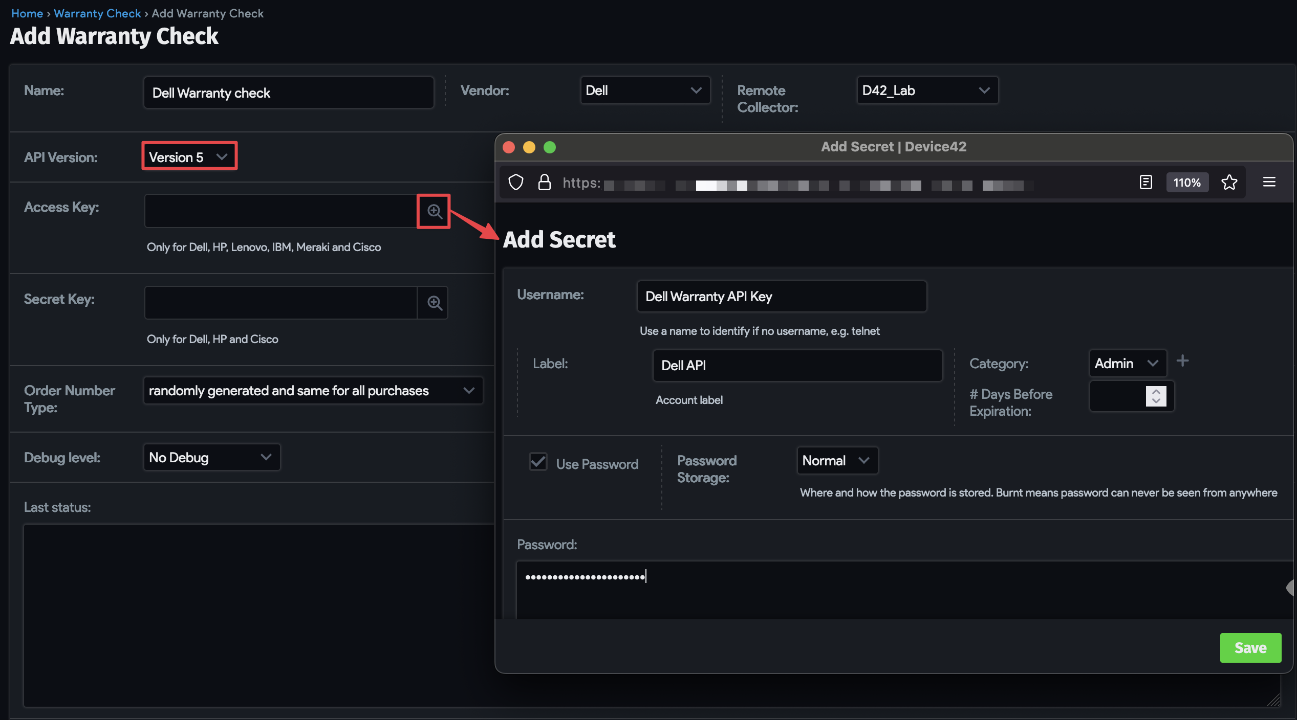 Warranty Autodiscovery | Device42
