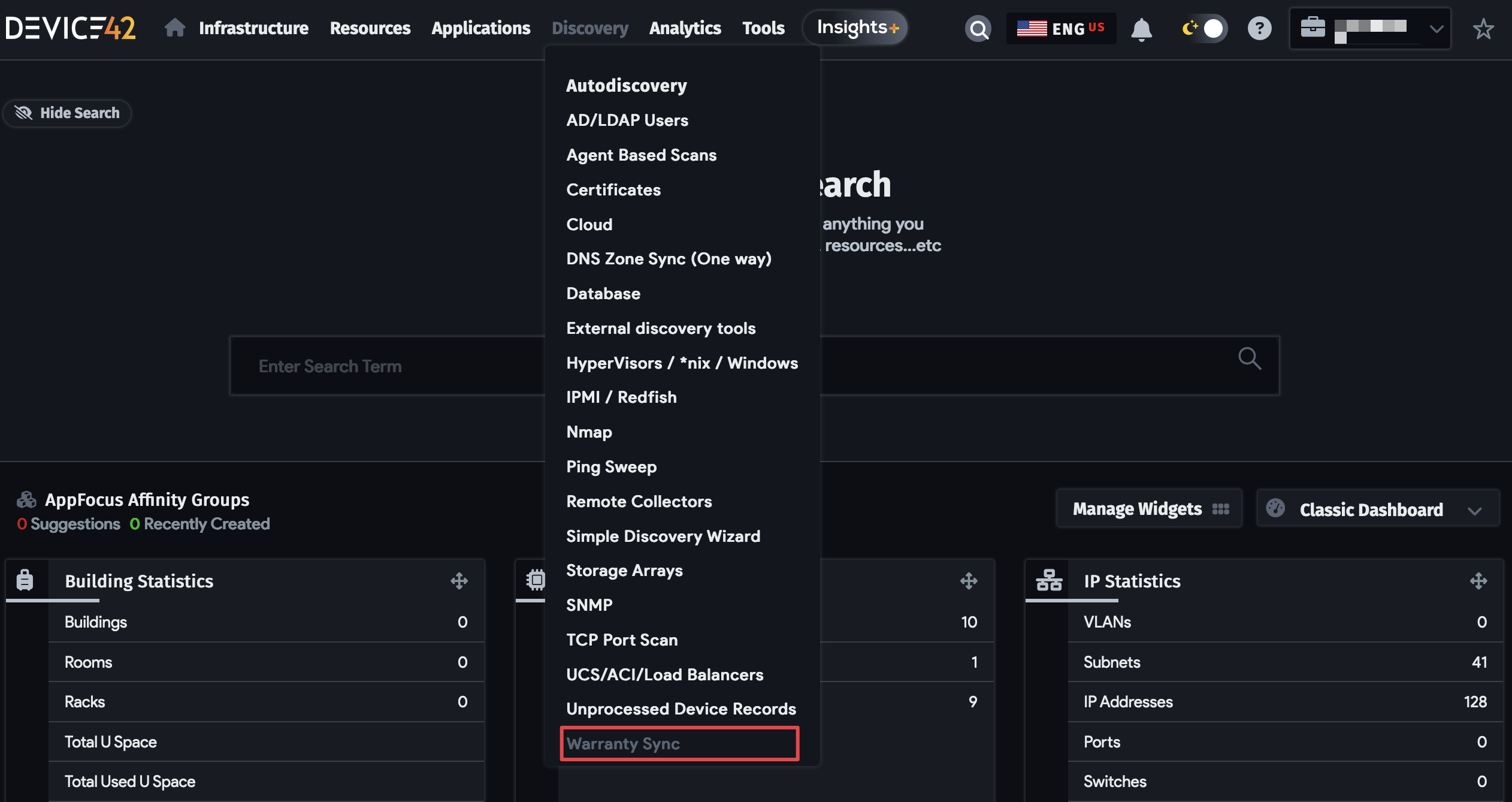 Warranty Autodiscovery | Device42