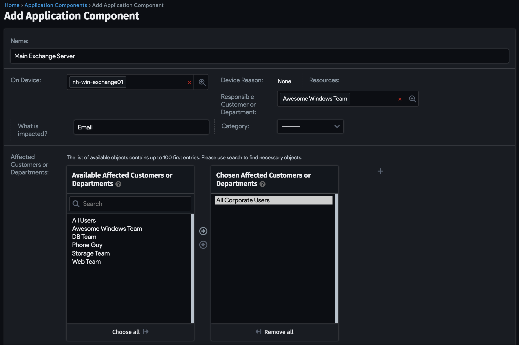 Application Components | Device42