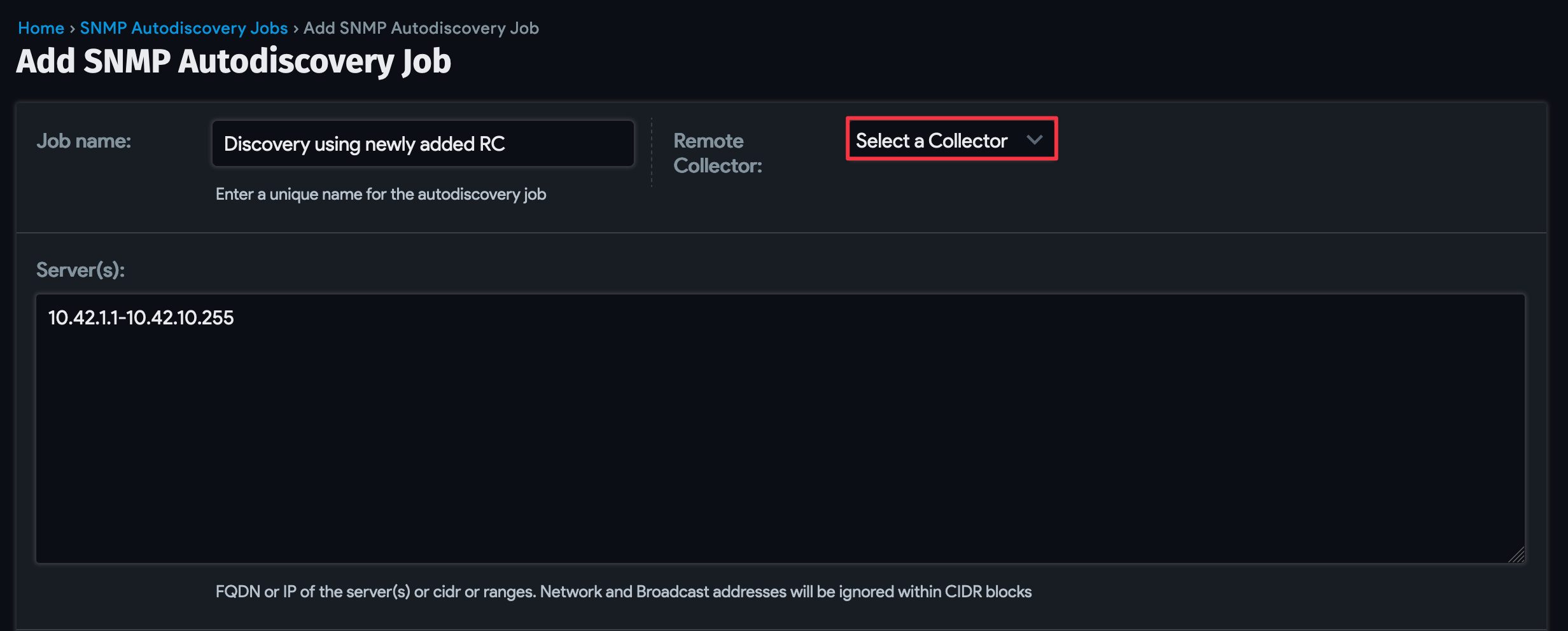 Getting Started with Autodiscovery | Device42