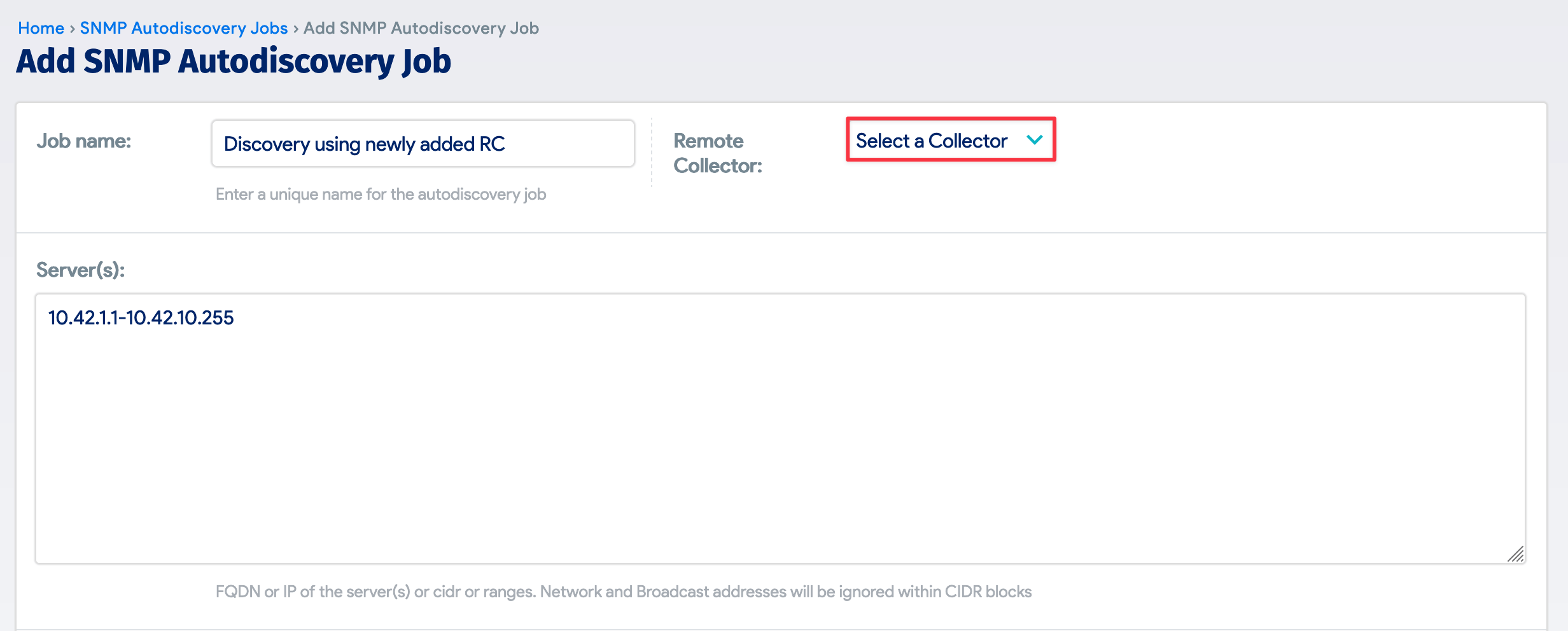 Getting Started with Autodiscovery | Device42