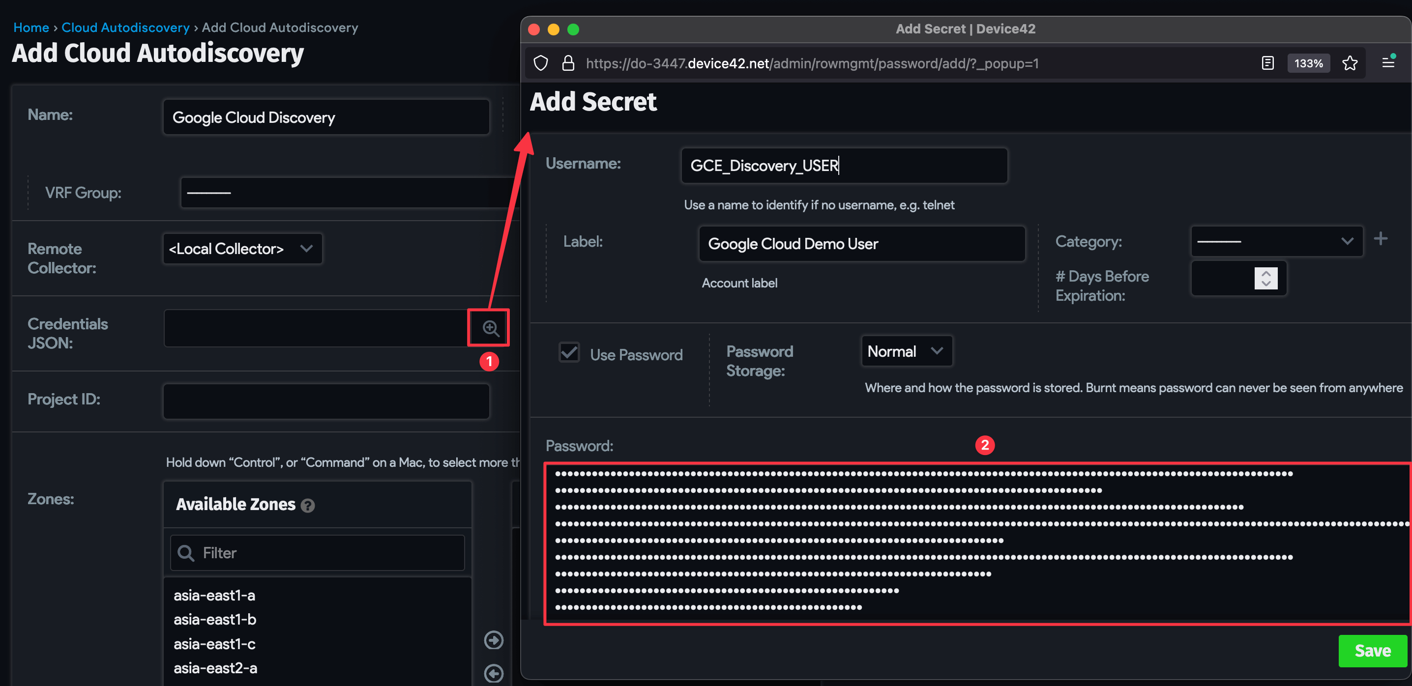 Google Cloud Platform Autodiscovery | Device42