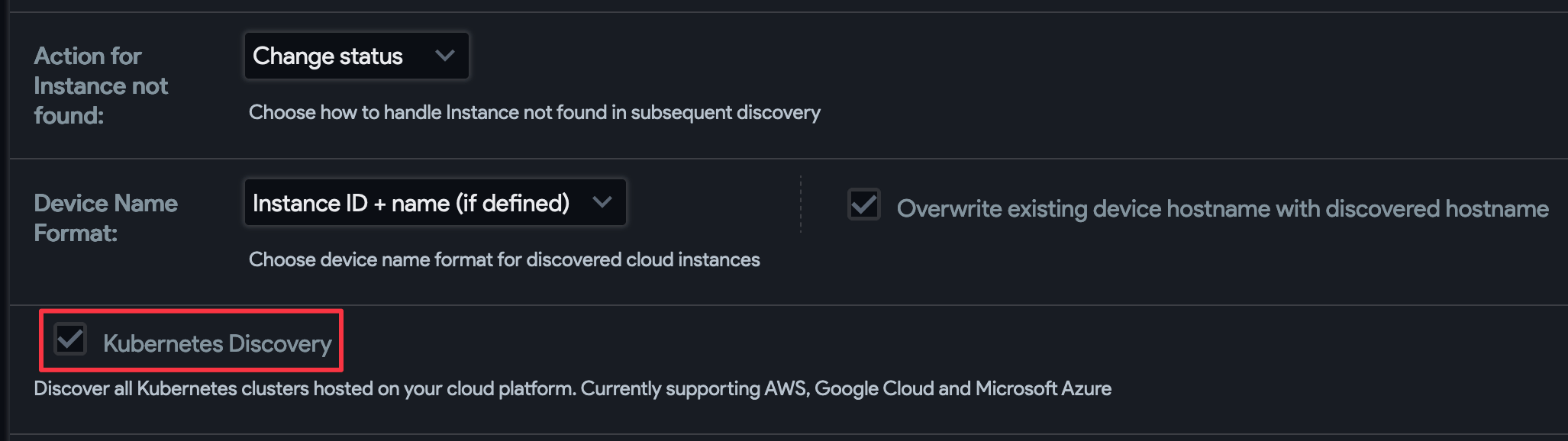 Kubernetes Autodiscovery | Device42
