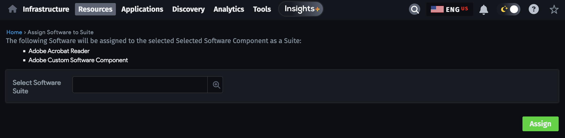 Merge and Assign Software Components | Device42