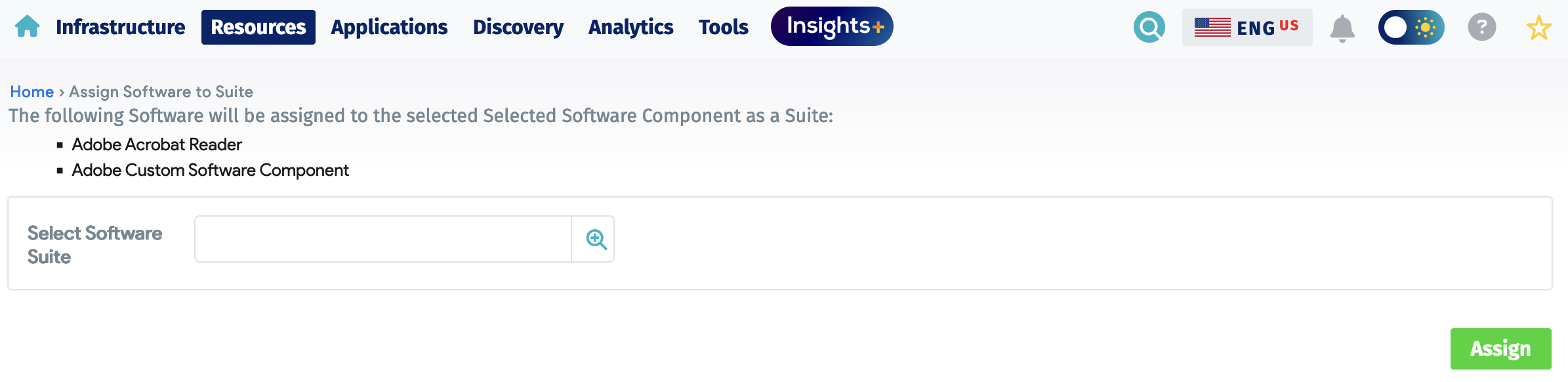 Merge and Assign Software Components | Device42