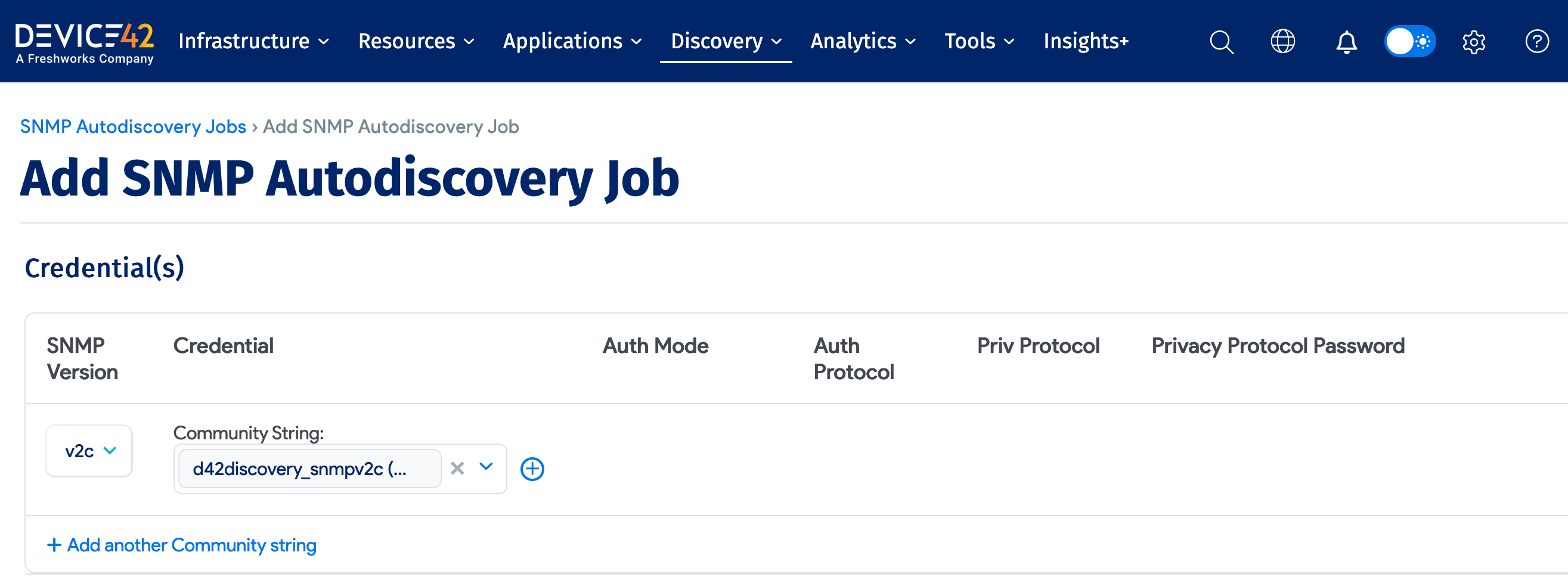 SNMP - Network Autodiscovery | Device42