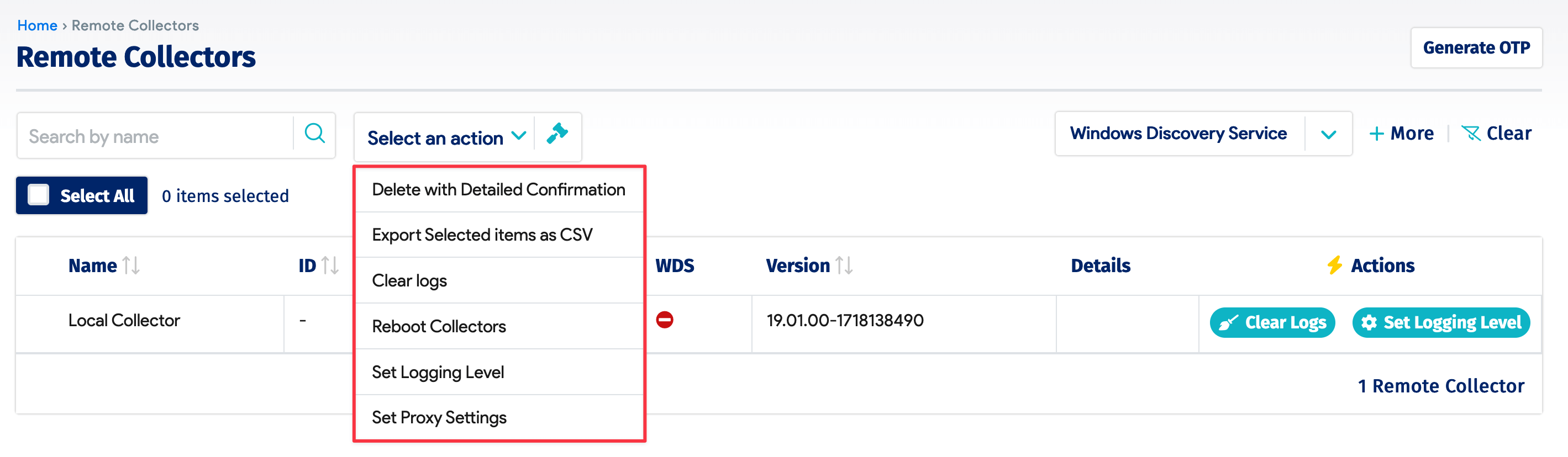 Remote Collector | Device42