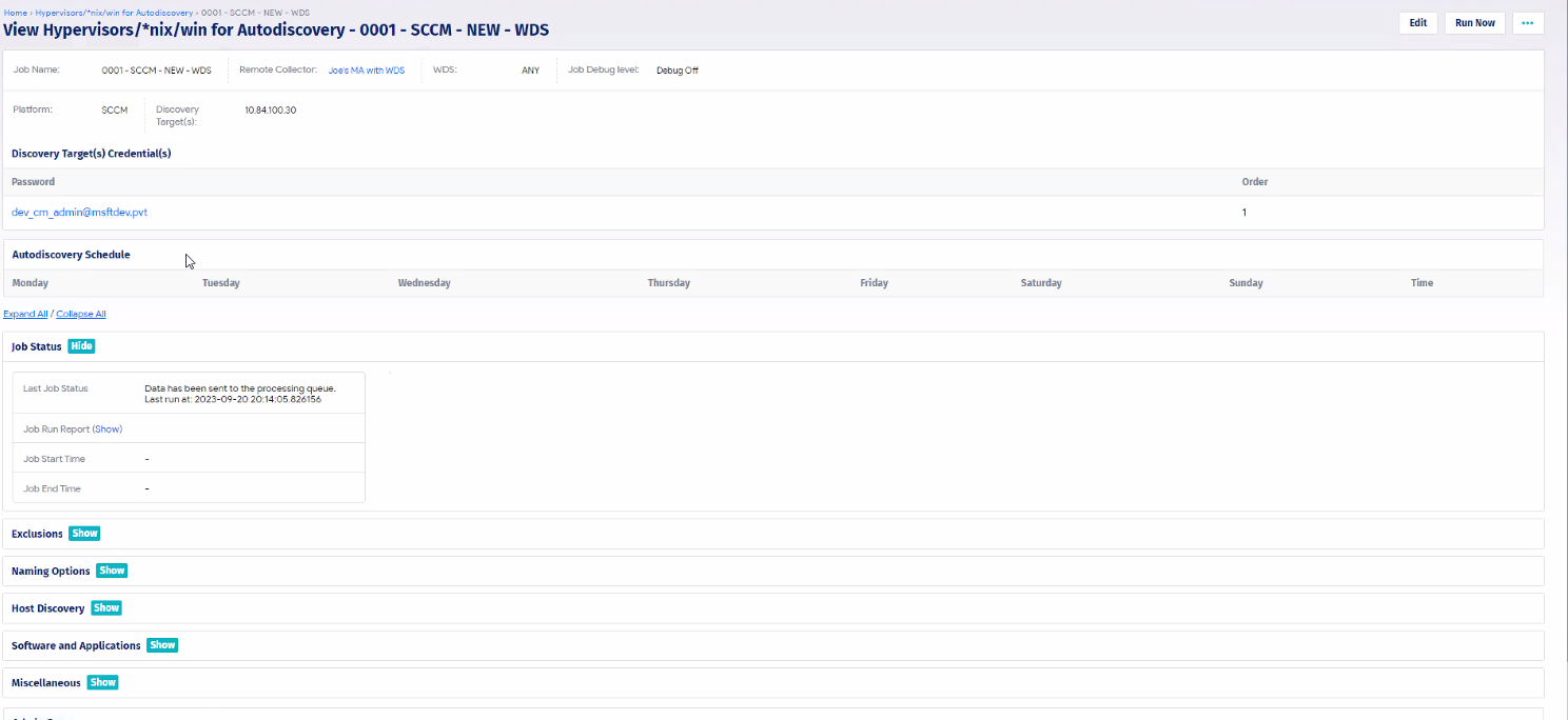 SCCM Discovery | Device42