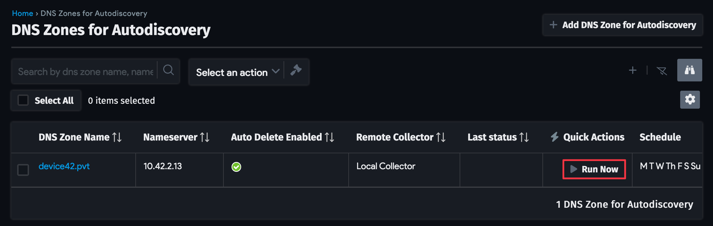 DNS Autodiscovery | Device42