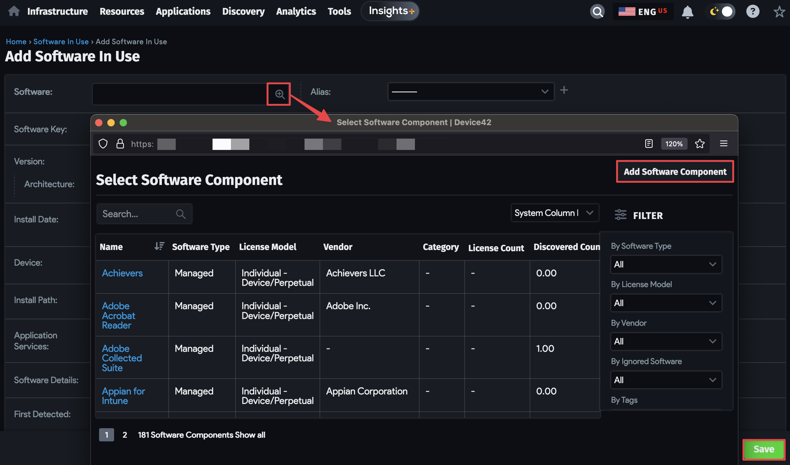 Software In Use | Device42