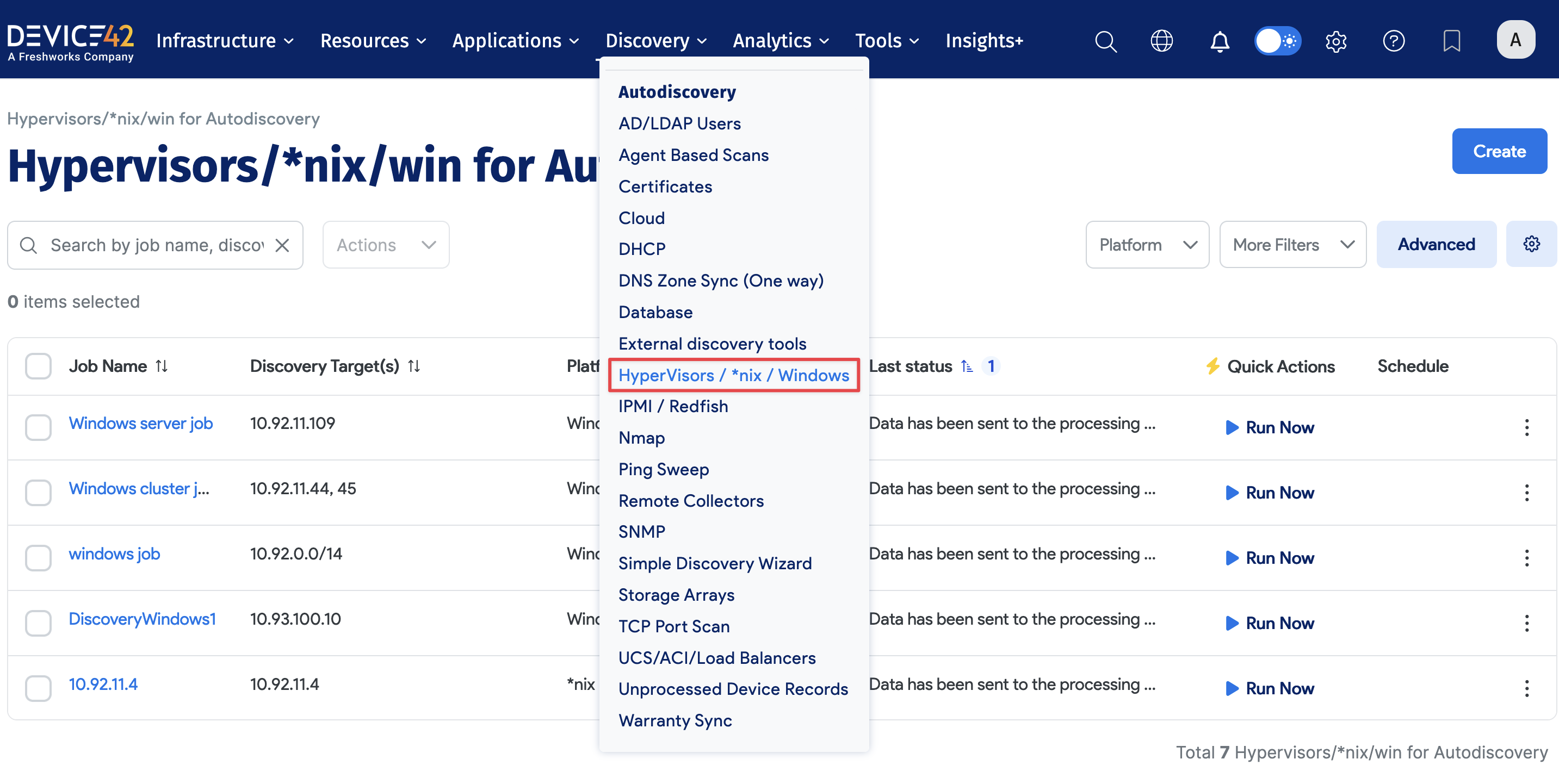 Windows and Hyper-V Autodiscovery | Device42